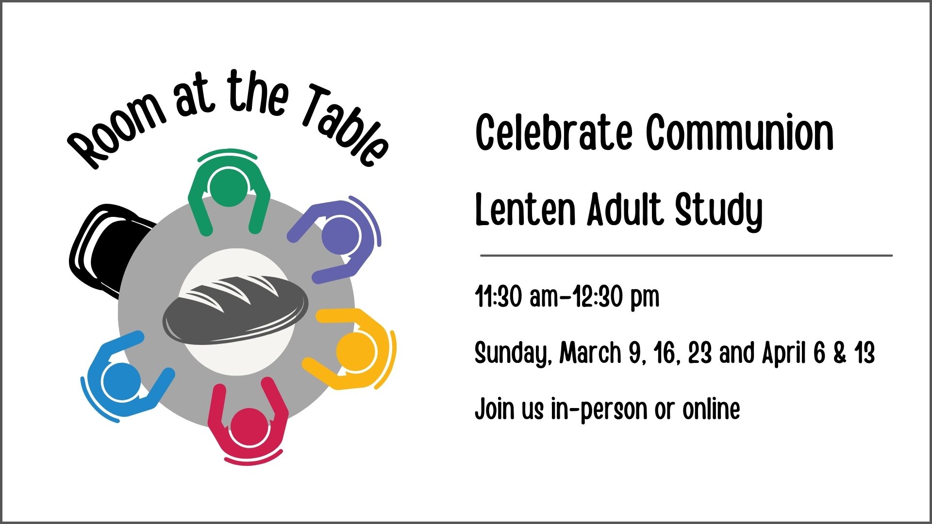 Lenten Adult Study: Celebrate Communion - Westminster Presbyterian Church
